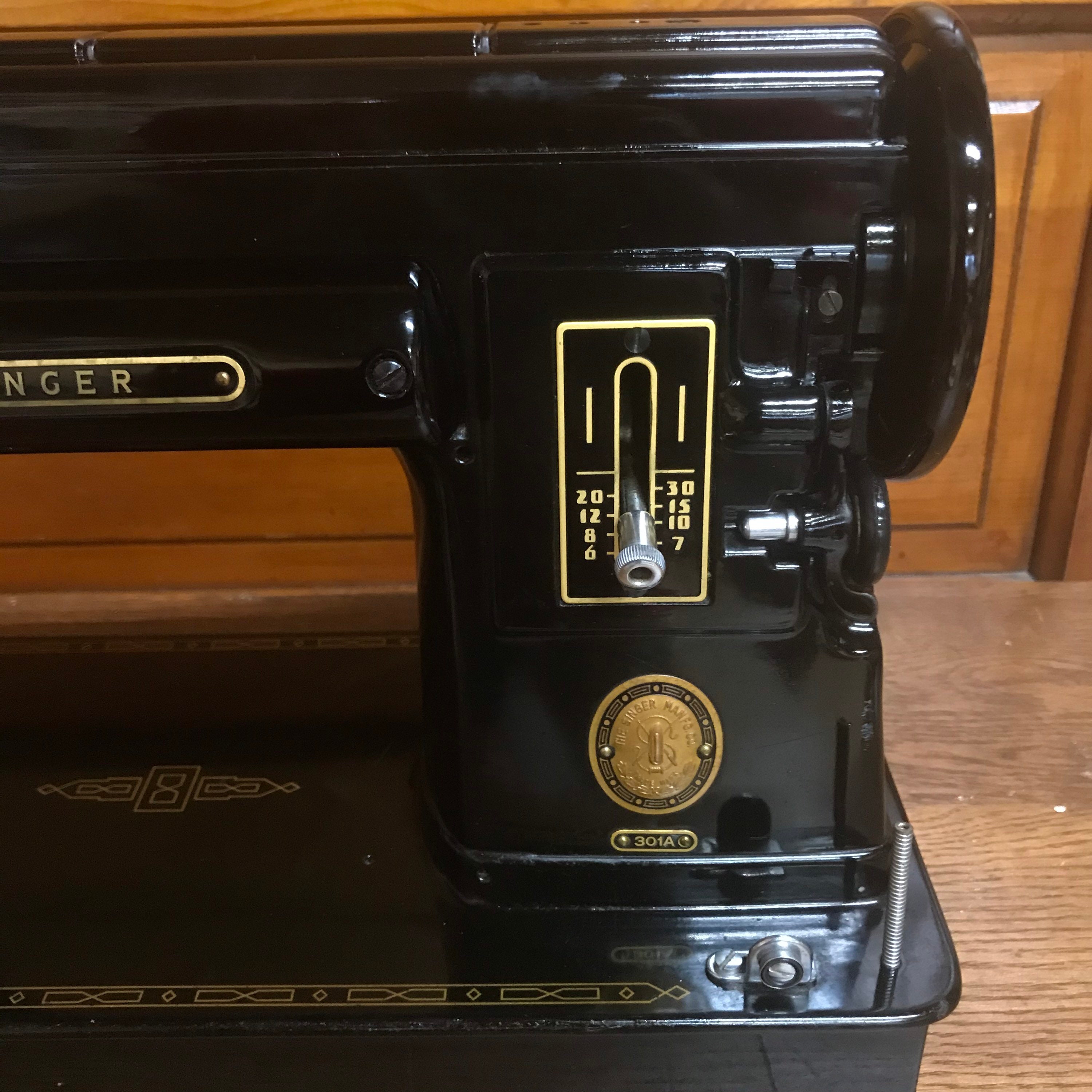 Restored singer 301A slant needle sewing machine | Etsy