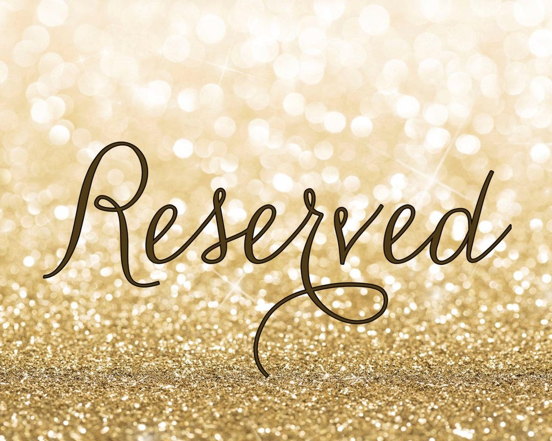 RESERVED - Etsy