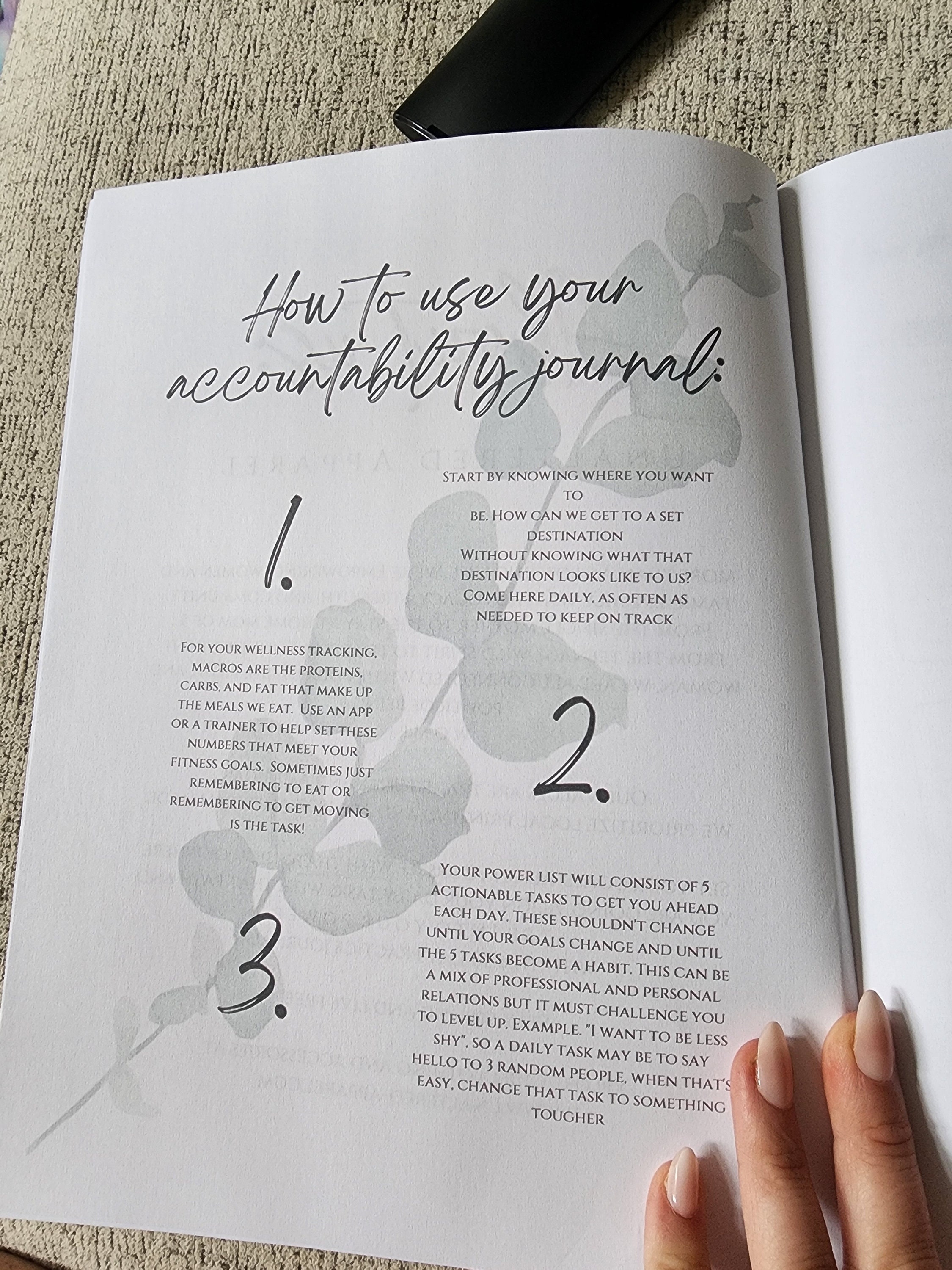 30 Day Accountability Journal Daily Tracker Self Improvement Challenge ...