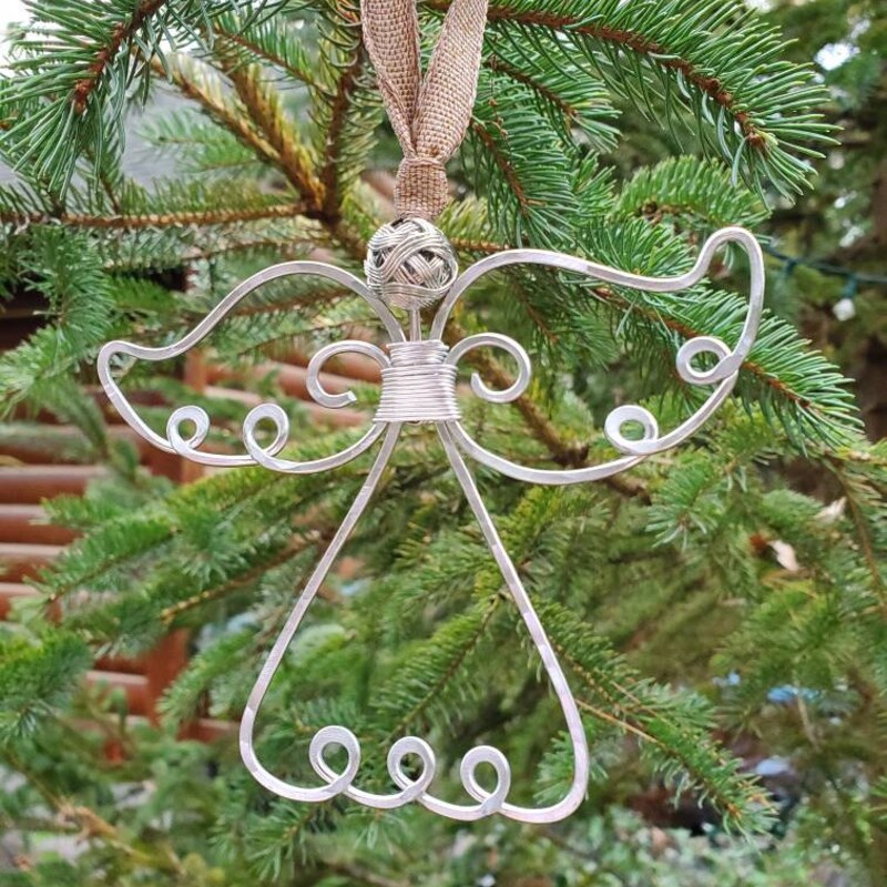Wire Angel Ornaments - Etsy