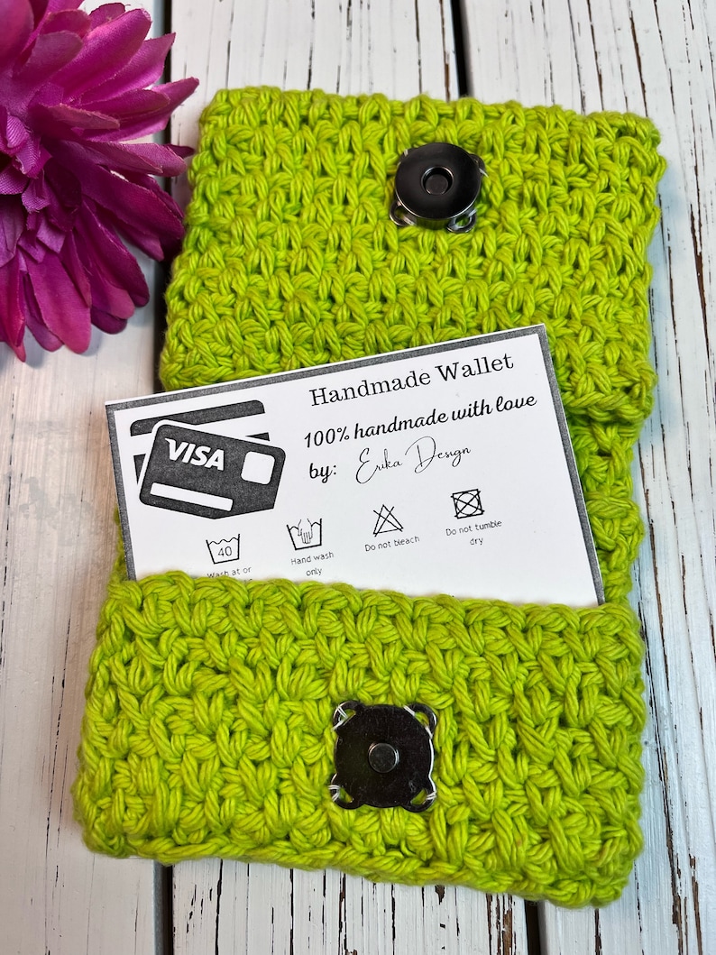 Crochet Woven Wallet Pattern, Card Holder (PDF Pattern) - Etsy