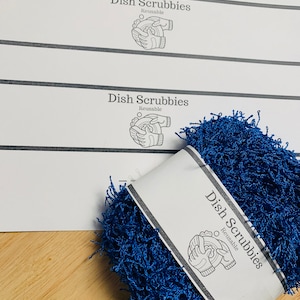 Dish Scrubbies Labels, Printable Labels, Printable Tags, Kitchen ...