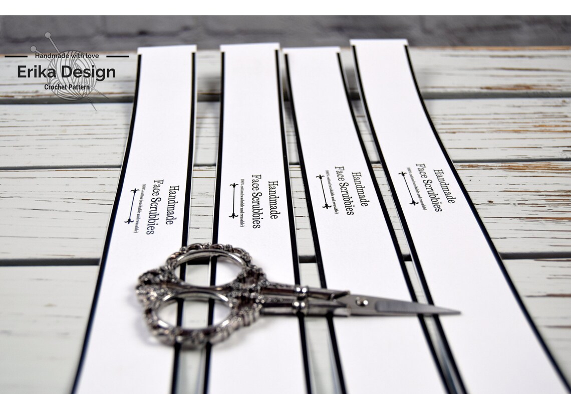 PRINTABLE Labels for Handmade Face Scrubbies Face Scrubbies - Etsy