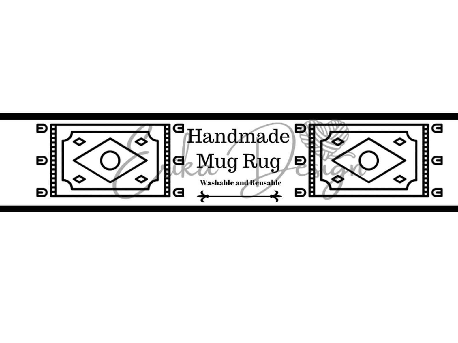 Printable Labels Mug Rug Labels Crochet Labels Cup Rug - Etsy