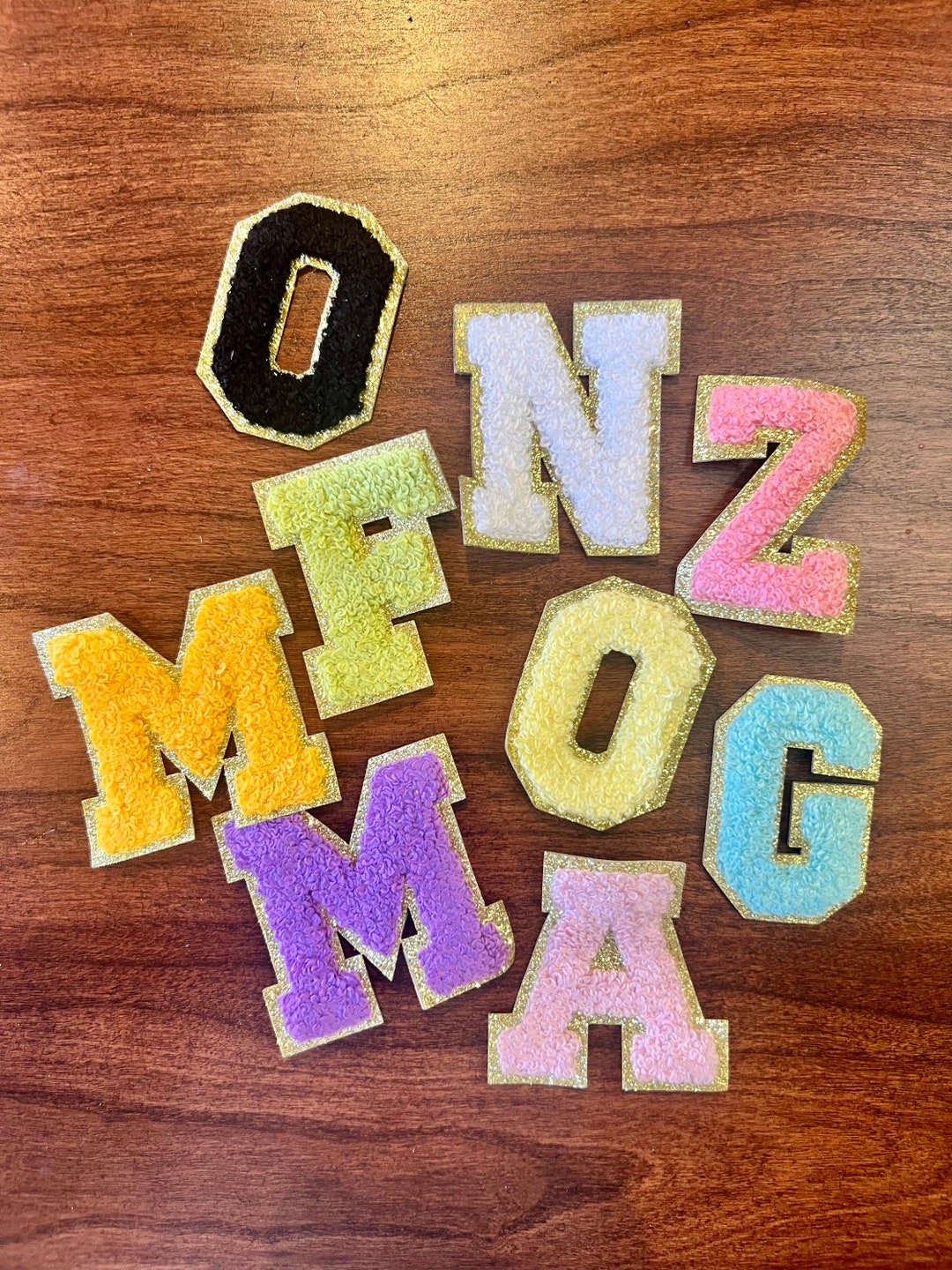 Stick on Chenille Letter Patch | Self Adhesive Varsity Letter Patch ...