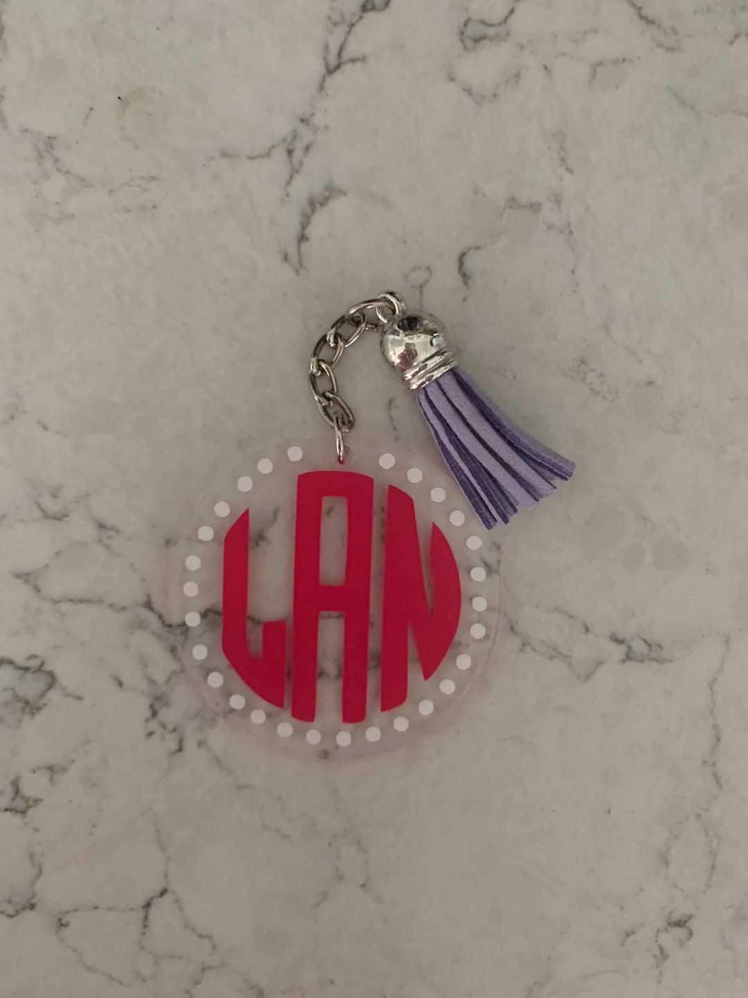 Monogram Bogg Bag Keychain • Monogram Keychain • Monogram Keyring ...