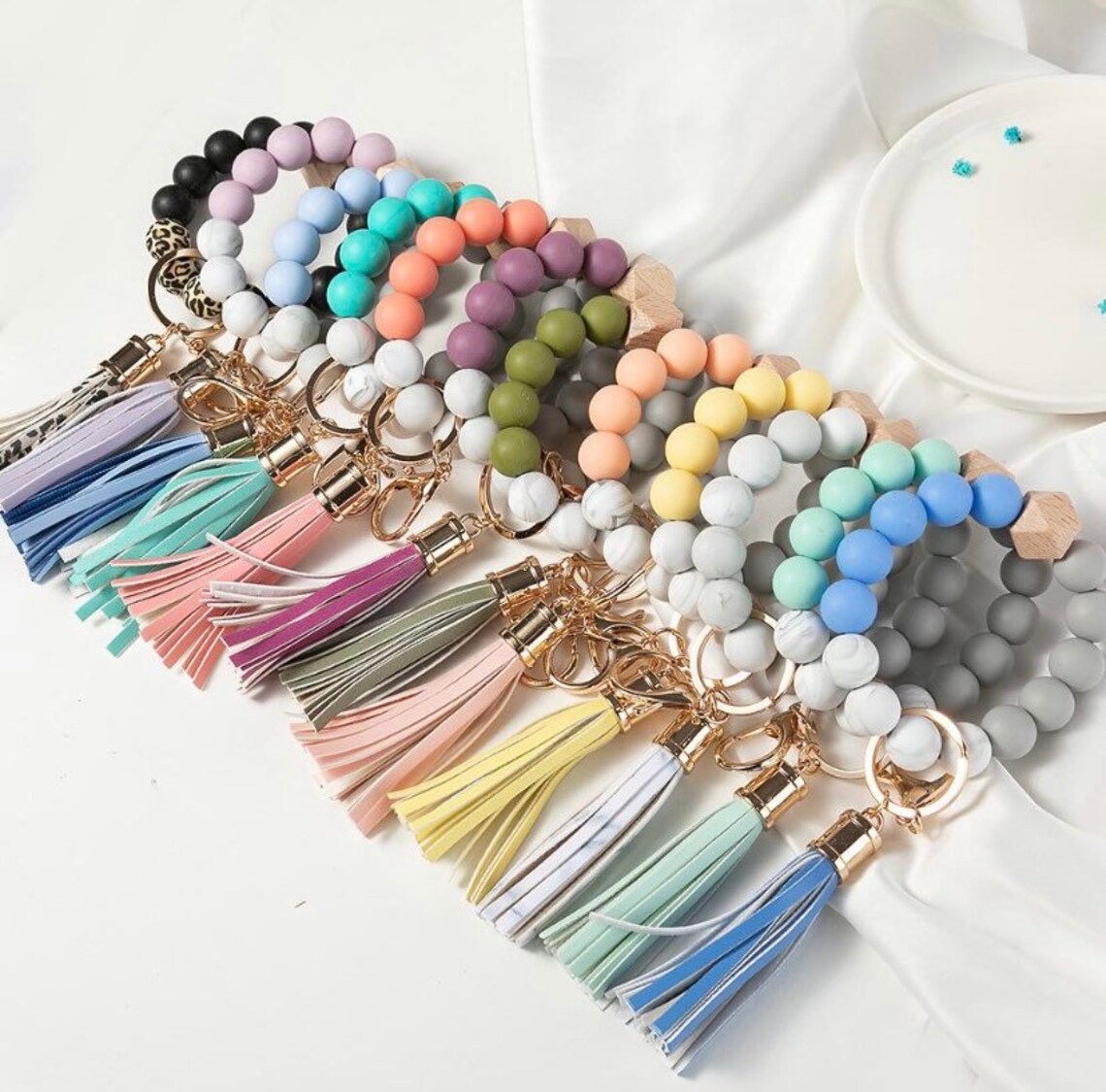 Wristlet | Bangle Key Ring | Bracelet Keychain | Silicone Bangle ...