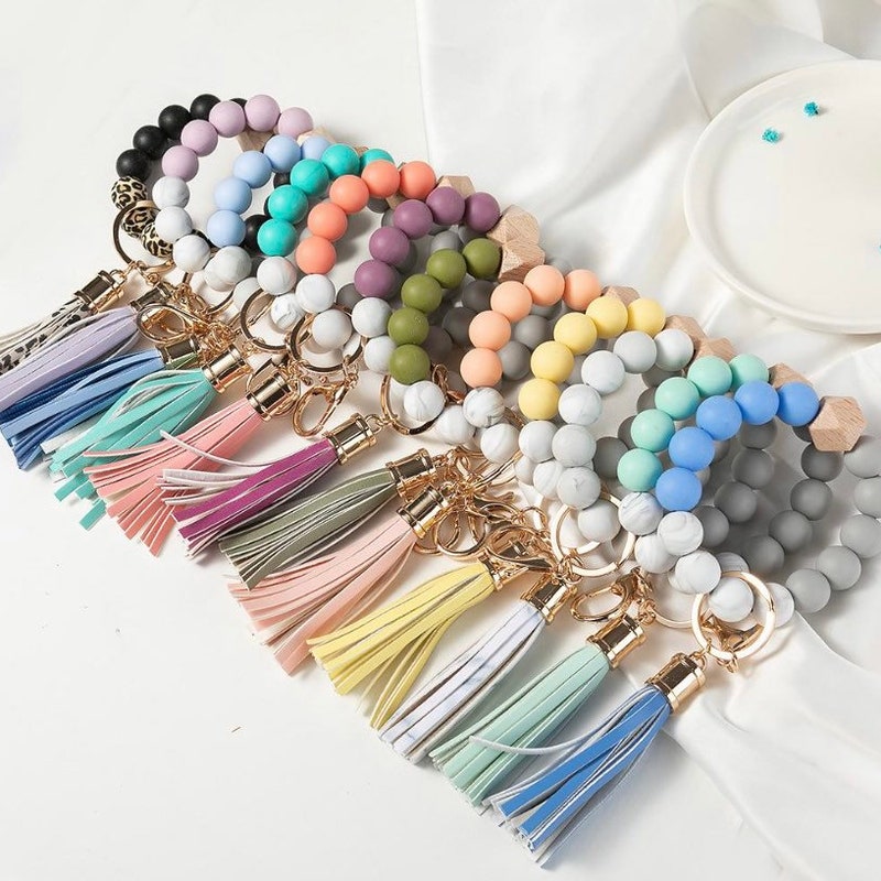 Bead Keyring - Etsy