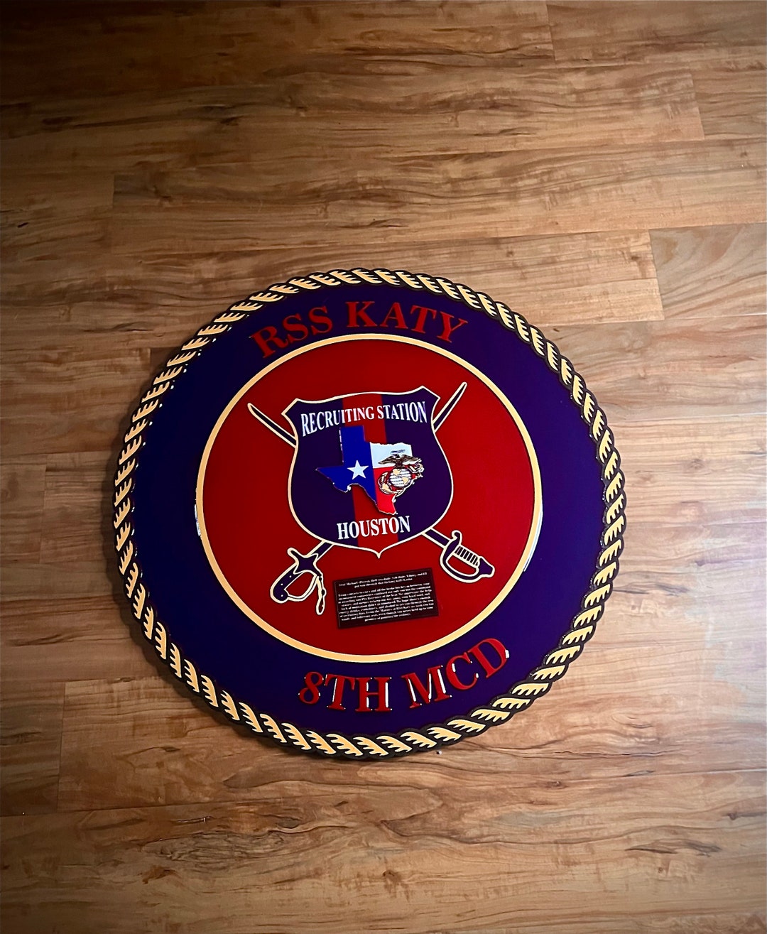 Unit Logo Epoxy Finished Plaque - Etsy