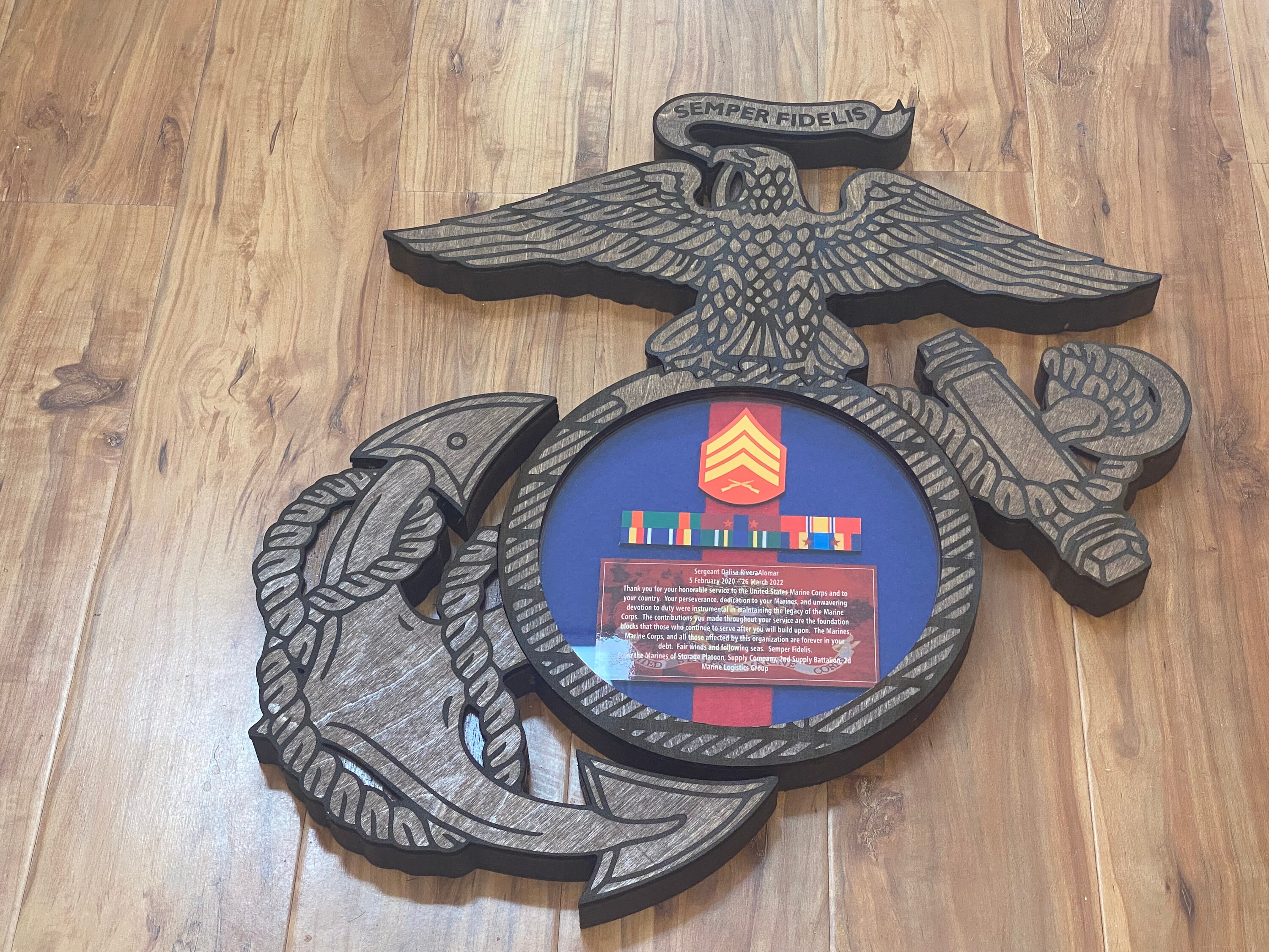 USMC Shadow Box - Etsy