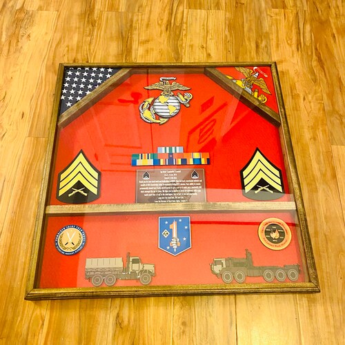 Military Shadow Box the Lasting Memory - Etsy