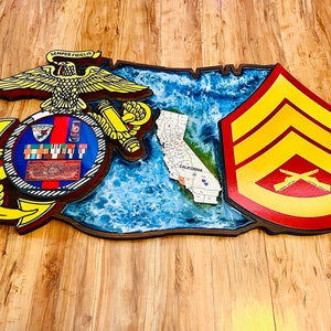 EGA Island Plaque With Rank - Etsy