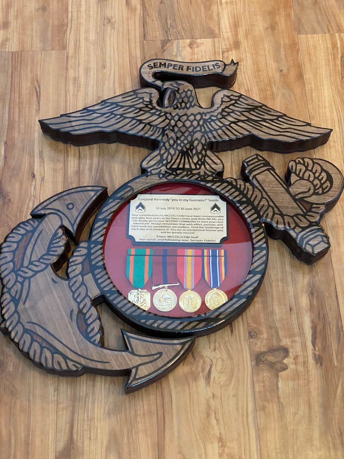 USMC Shadow Box - Etsy