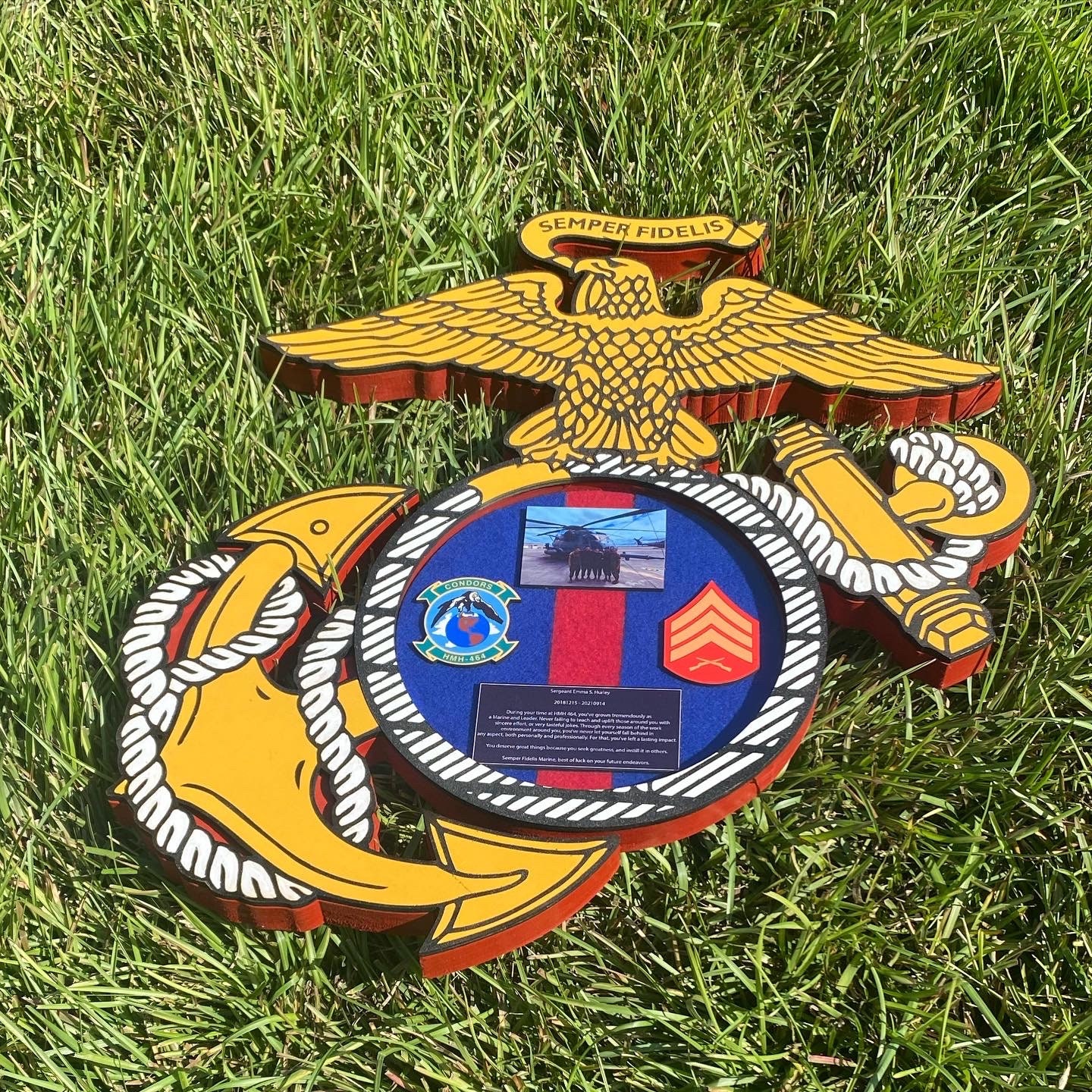 USMC Shadow Box - Etsy