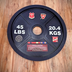 Custom Weight Plate Plaque - Etsy