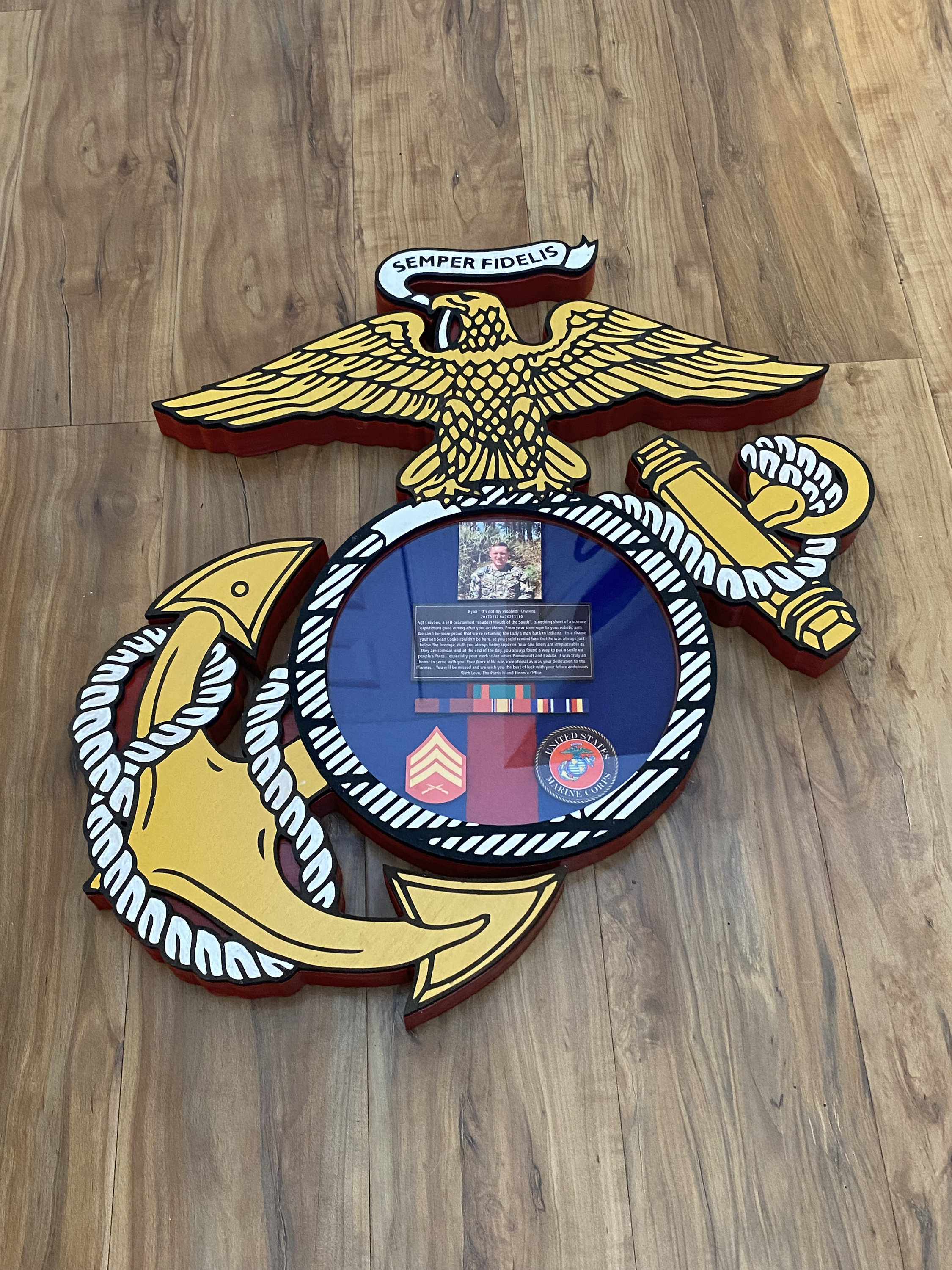 USMC Shadow Box - Etsy