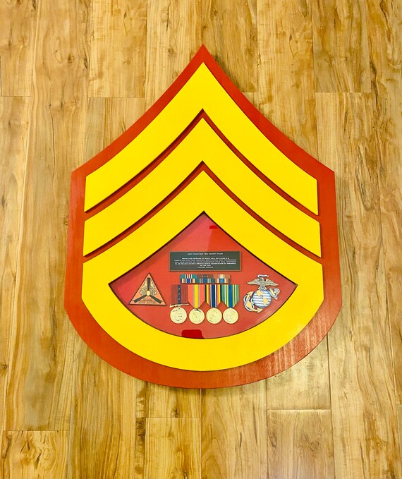Staff Sergeant Rank Shadow Box - Etsy