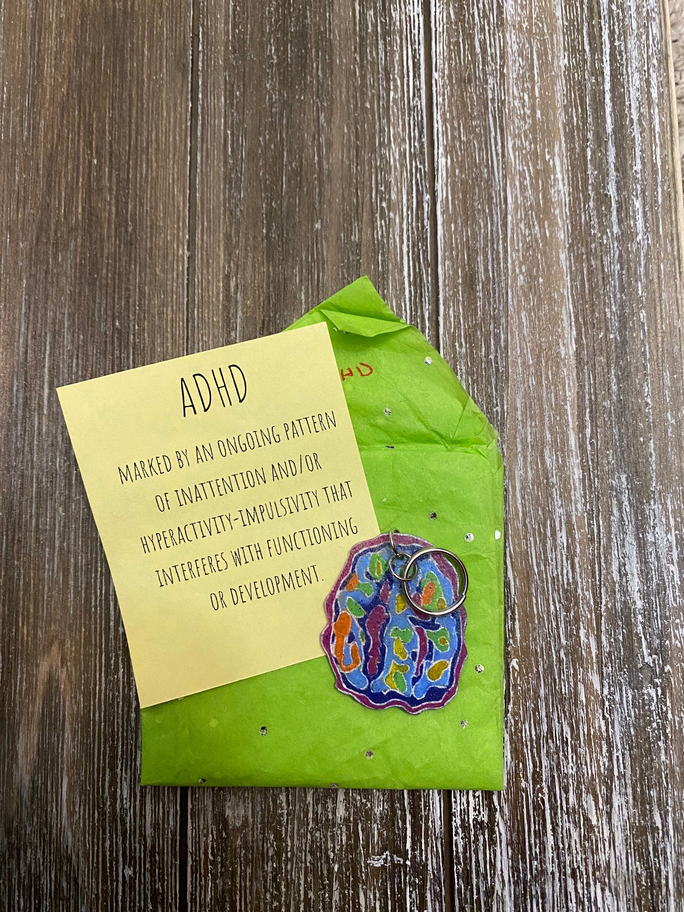 ADHD PET Scan Keychain - Etsy