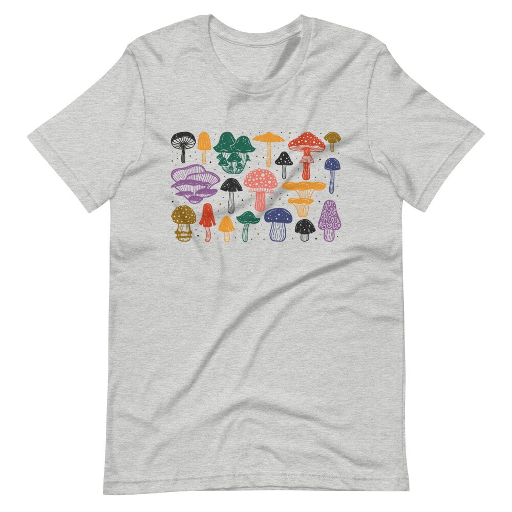Mushroom Shirt Cottage Core Clothing Fall Shirt for Women as - Etsy