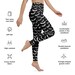 Womens Halloween Costume Bat Leggings, Black Squat Proof Workout Gym ...