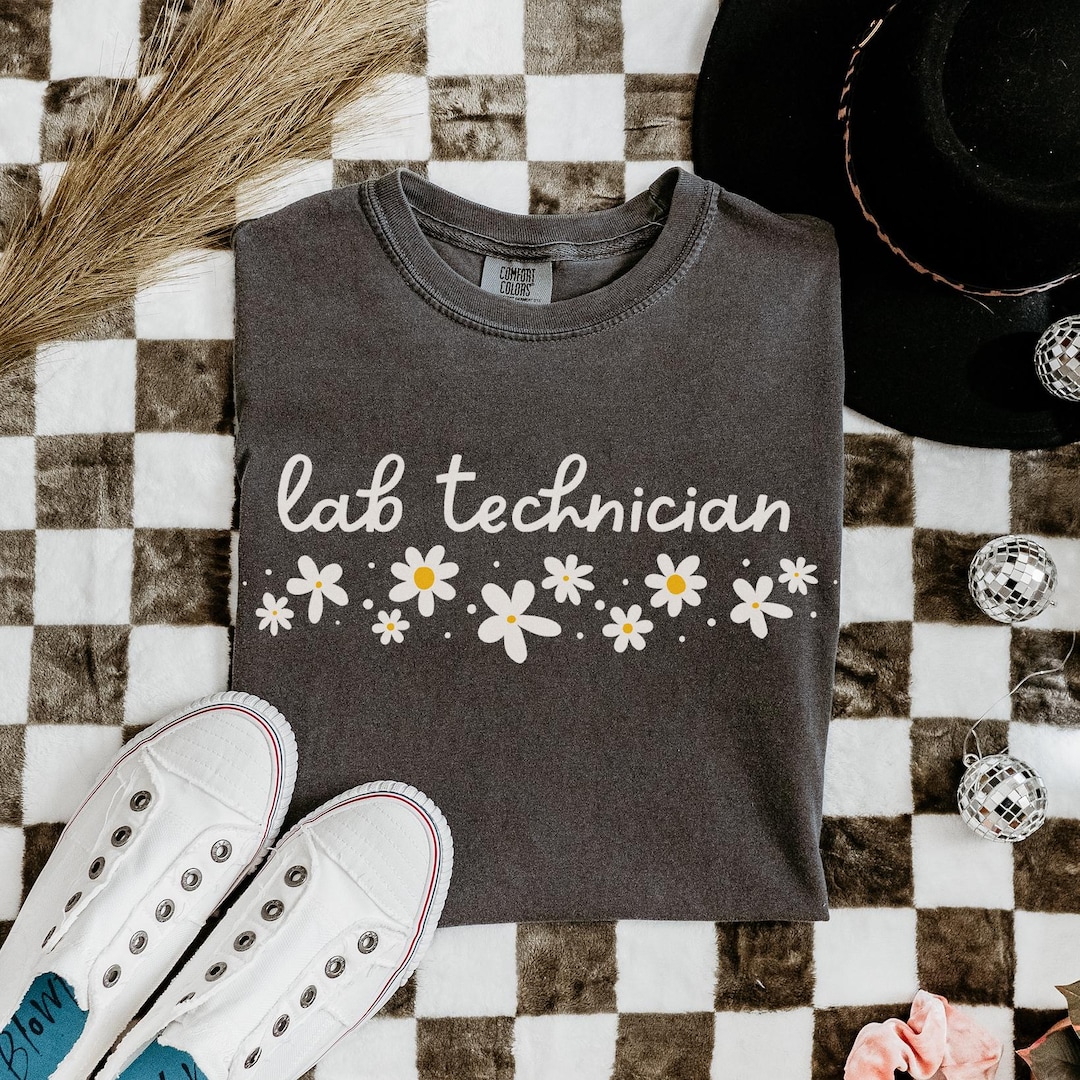Lab Technician Shirt, Comfort Colors Laboratory Technician Shirt Lab ...