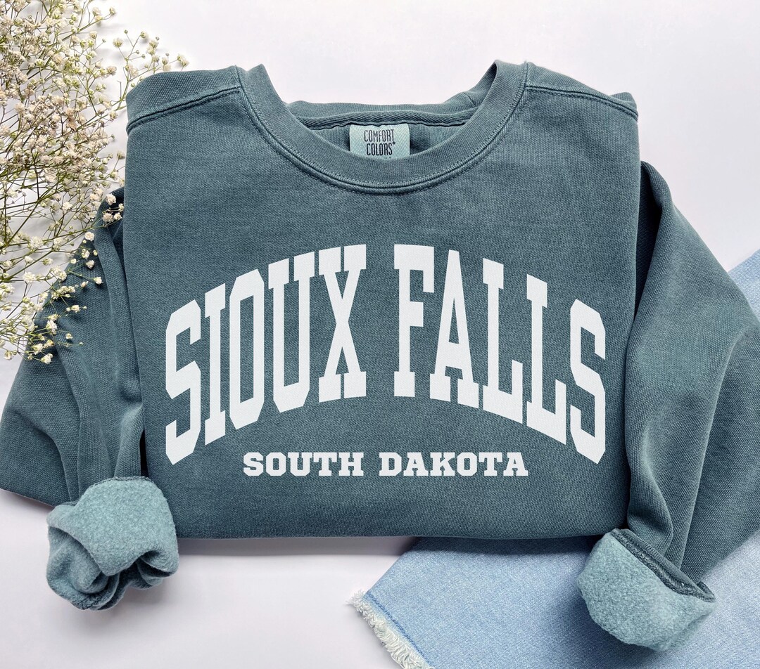 Sioux Falls Sweatshirt, Comfort Colors Sioux Falls SD Shirt, South ...