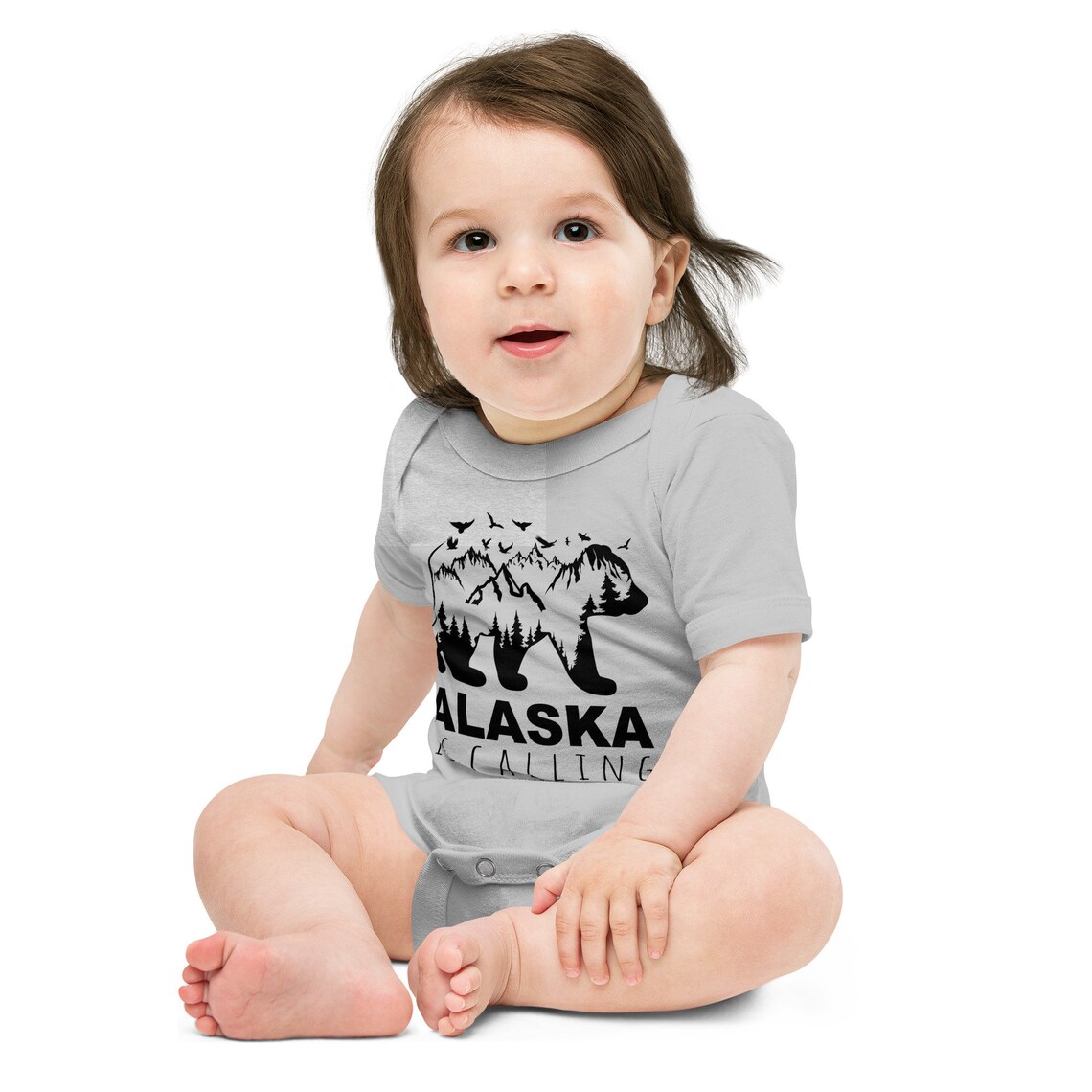 Alaska is Calling Baby Romper as Alaska Baby Gift or Bear Baby - Etsy