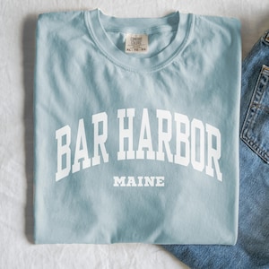 Bar Harbor Sweatshirt, Comfort Colors Bar Harbor Maine Shirt Maine ...