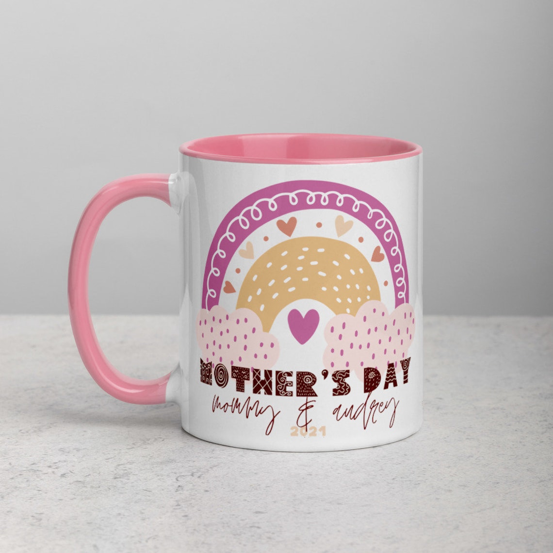 Custom Mothers Day Mug, Personalized Mom Mug, Mothers Day Coffee Mug ...