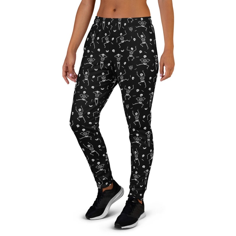 Womens Halloween Costume, Skeleton Joggers, Skeleton Halloween Pants ...
