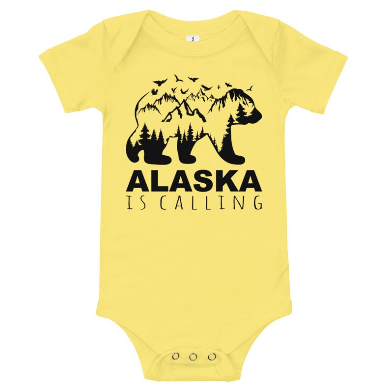 Alaska is Calling Baby Romper as Alaska Baby Gift or Bear Baby - Etsy