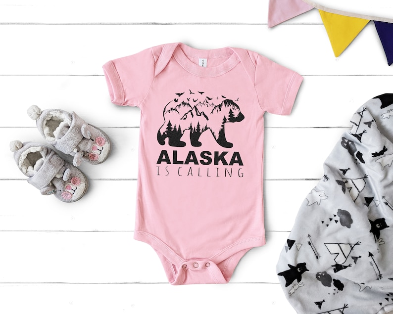 Alaska is Calling Baby Romper as Alaska Baby Gift or Bear Baby - Etsy