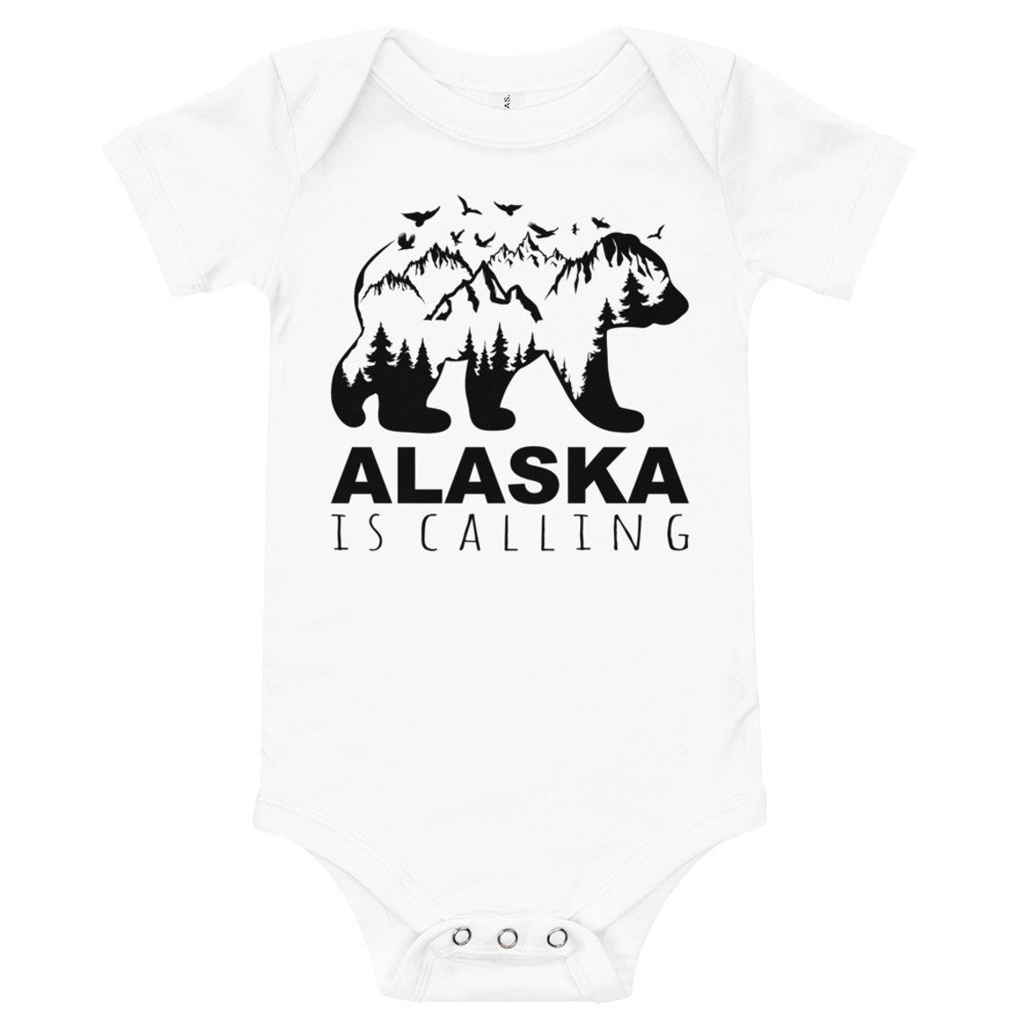Alaska is Calling Baby Romper as Alaska Baby Gift or Bear Baby - Etsy