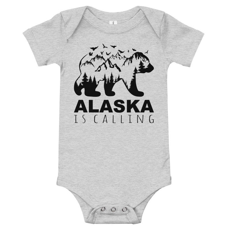 Alaska is Calling Baby Romper as Alaska Baby Gift or Bear Baby - Etsy