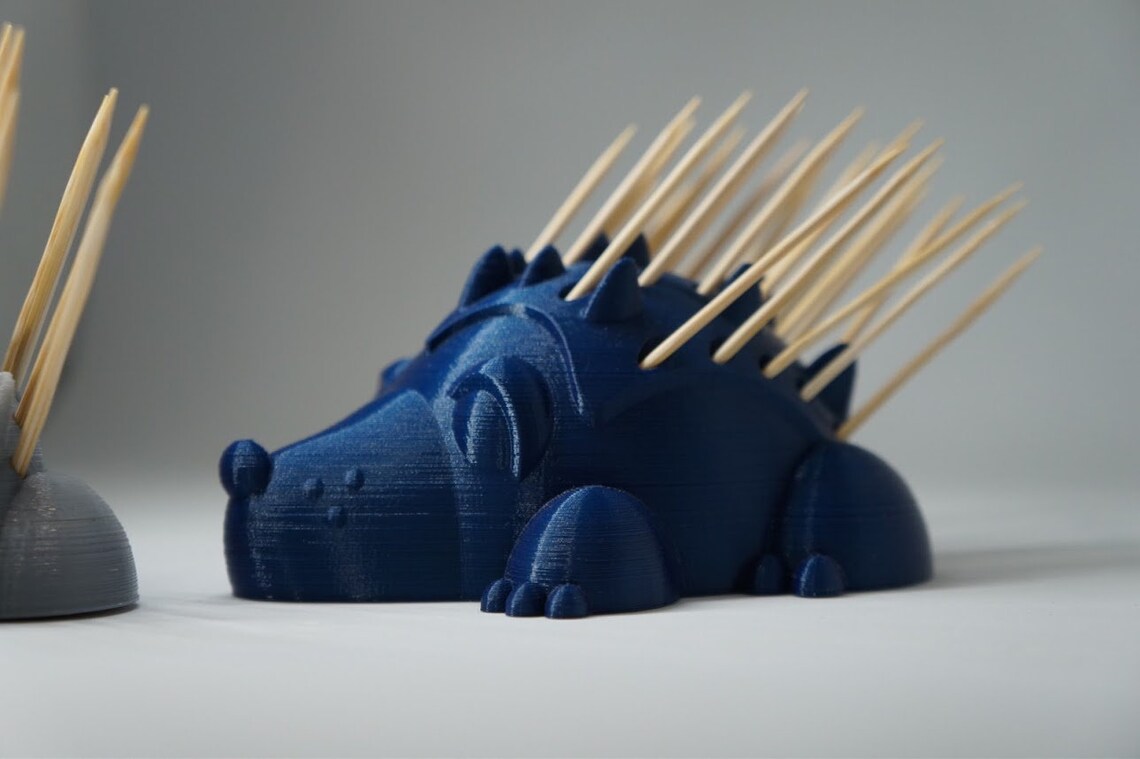 Toothpick Holder 3d Printed Hedgehog Kitchen Table Decor - Etsy