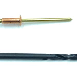 Copper Pop Rivet With Brass Mandrel #44 (1/8" Diameter X 1/4" Grip) for ...