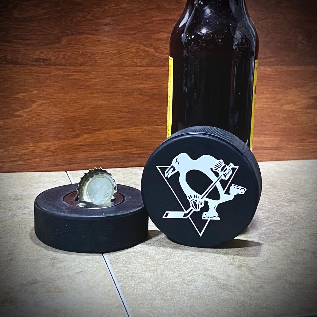 Hockey Puck Bottle Opener - Etsy
