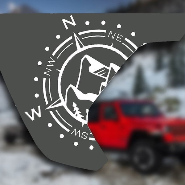 Compass Decals - Etsy