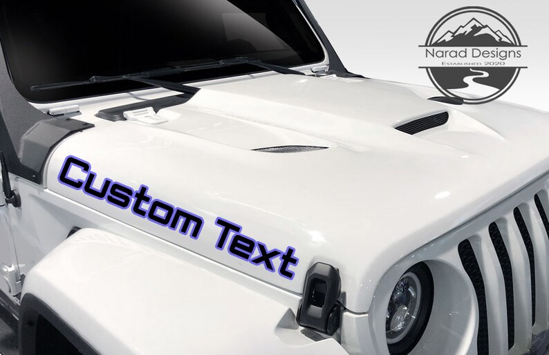 Custom Hood Decals - Etsy