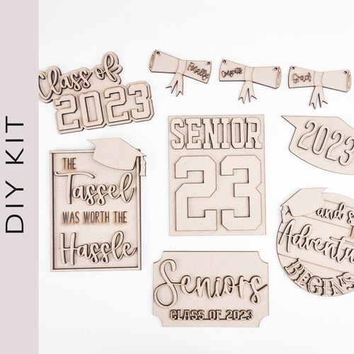 Graduation Tiered Tray SVG - Etsy