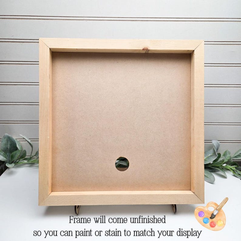 DIY Interchangeable Wooden Frame: Farmhouse Decor, Seasonal Inserts - Etsy