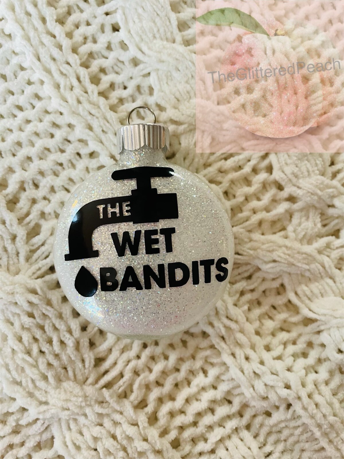 Set/6 Home Alone Glittered Glass Ornaments - Etsy