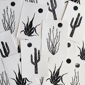 Saguaro | Desert Series | Original Block Print - Etsy