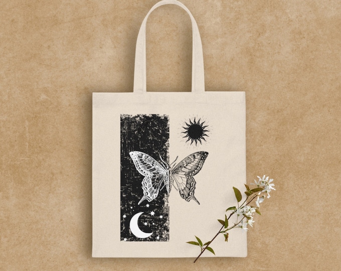 Aesthetic Tote Bag Tote Bag Aesthetic Plant Tote Bag Trendy - Etsy