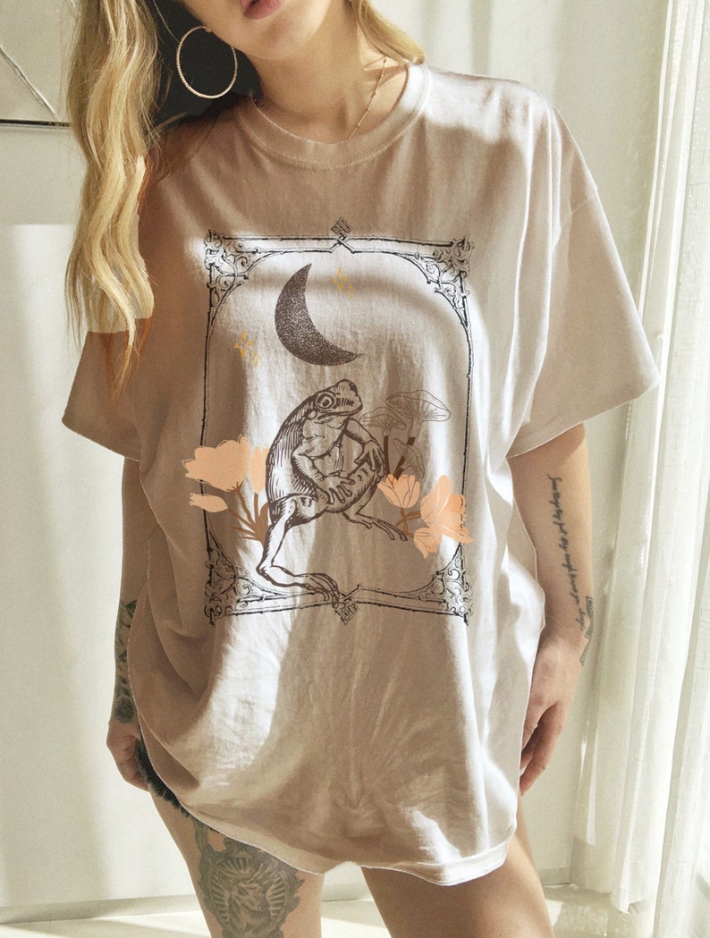 Cottagecore Frog Fairy Core Frog and Toad Shirt Mori Kei - Etsy