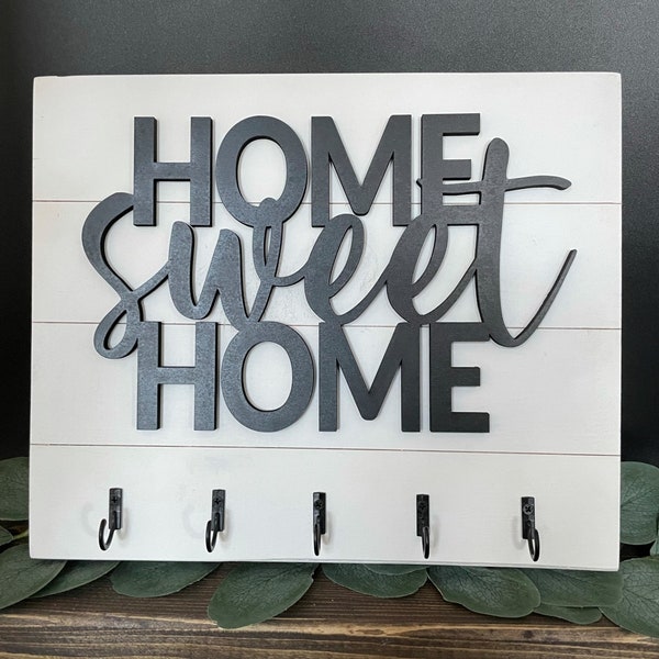 Home Sweet Home Key Holder - Etsy