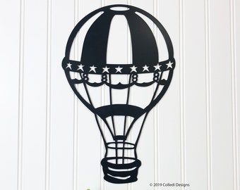 Metal Art Hot Air Balloon | Etsy
