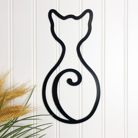 Metal Cat Wall Decor - Wall Design Ideas