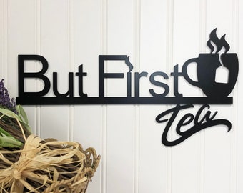 Tea Metal Sign - Etsy