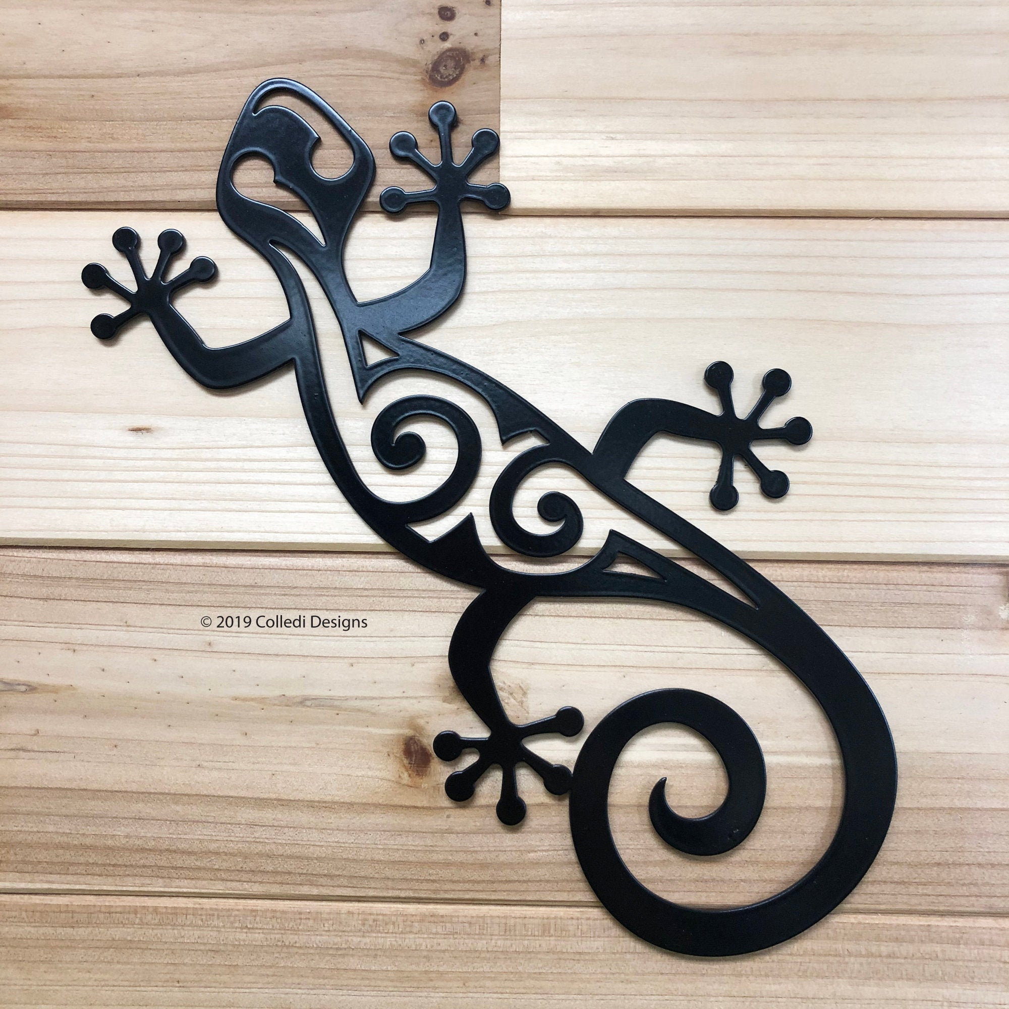 Gecko Metal Wall Art